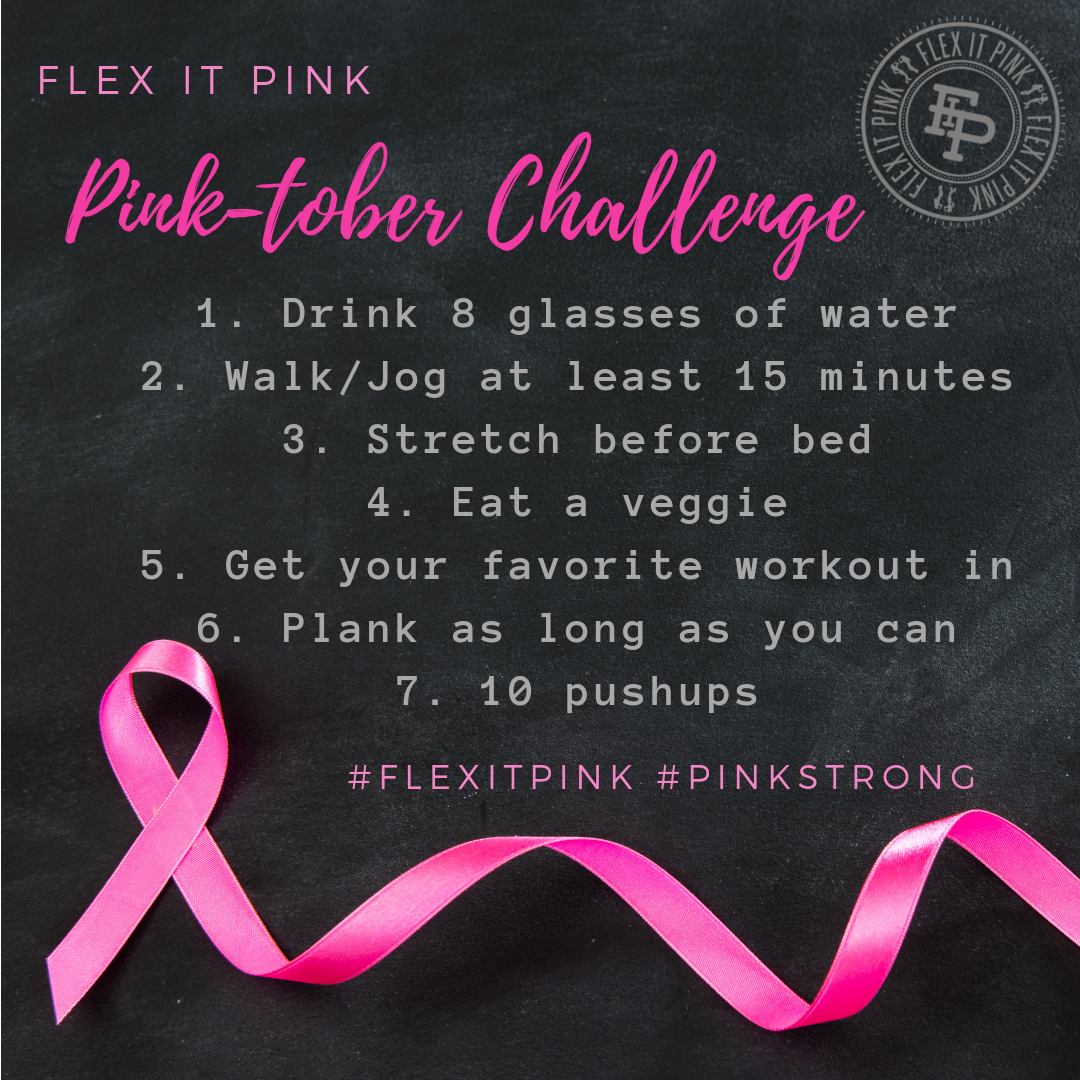 Pink-tober Challenge #PINKSTRONG – Flex it Pink