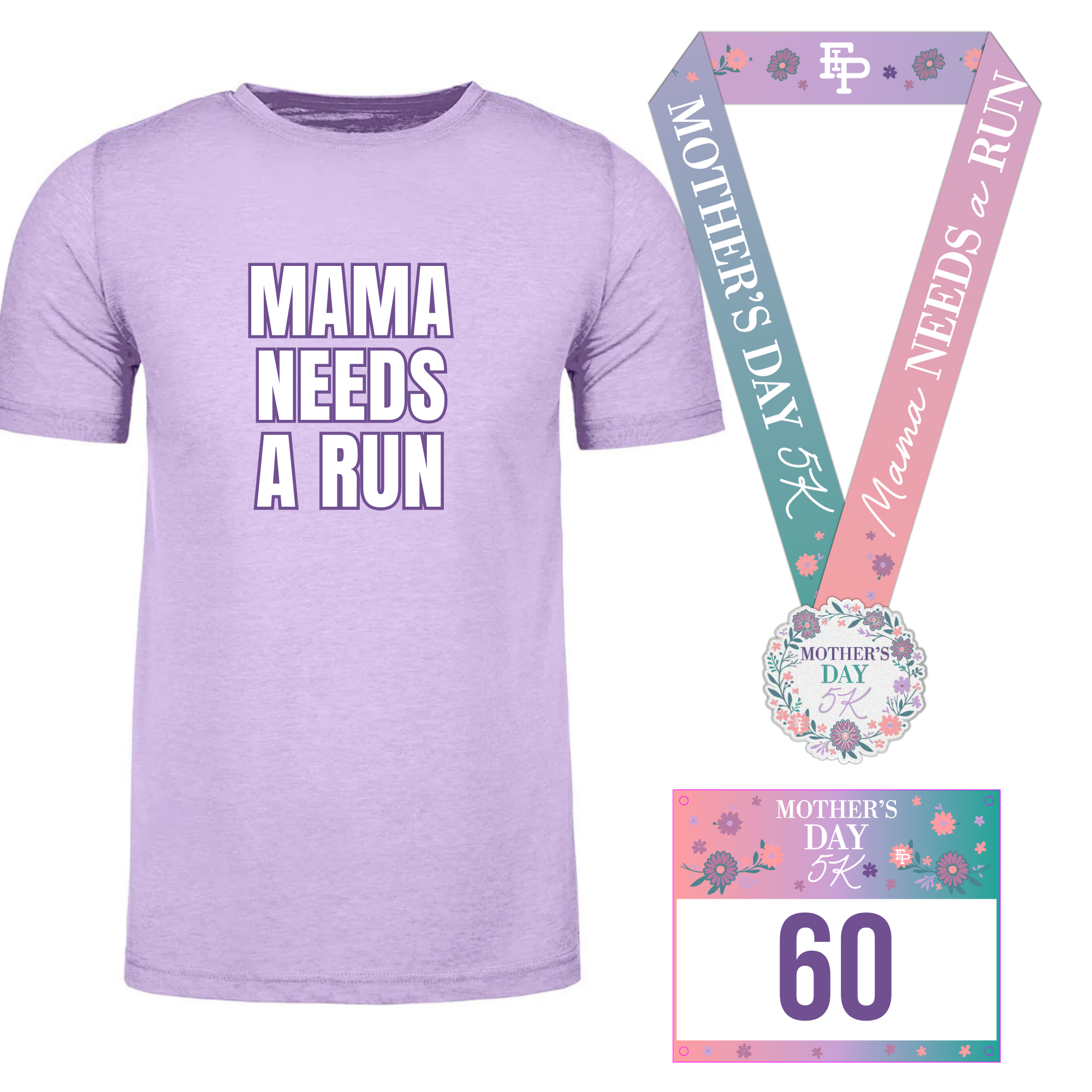 Mama Needs A Run Tee Pack – Flex it Pink