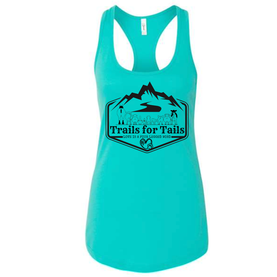Trails For Tails Tank – Flex it Pink