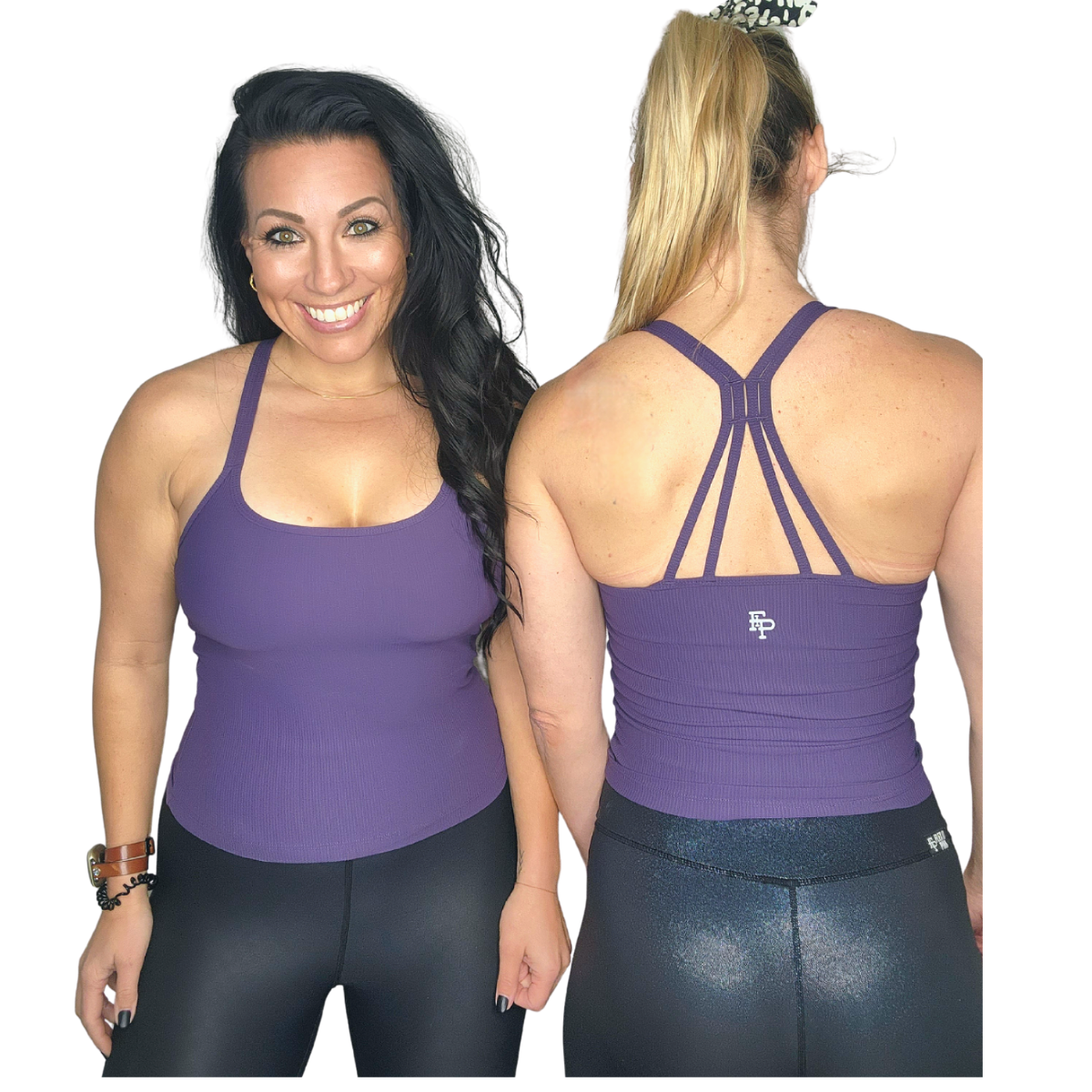 Ribbed Power Bra/Tank – Flex it Pink