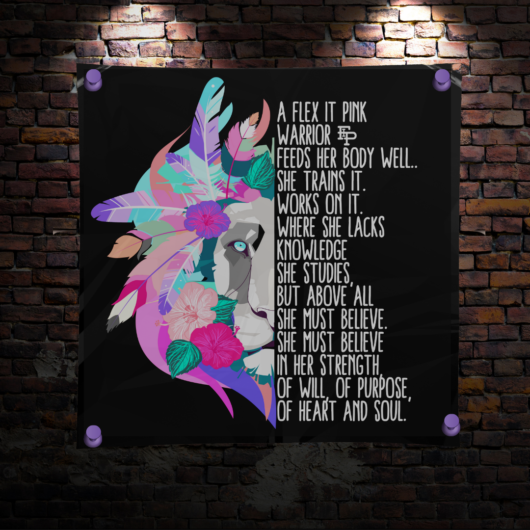 FiP Wall Flag/Banner – Flex it Pink