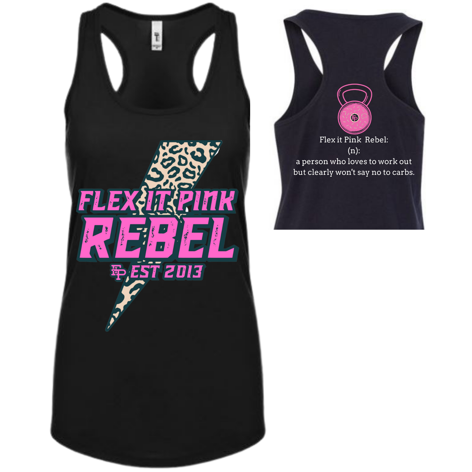 Rebel Tank – Flex it Pink